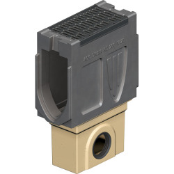 Einlaufkasten RD 200 V mit Gussrost GGG mit Lippenlabyrinthdichtung ...